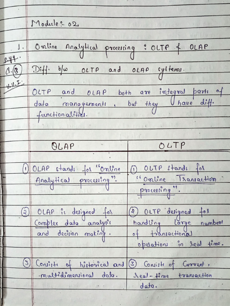 DMDW Module 2&3 | PDF