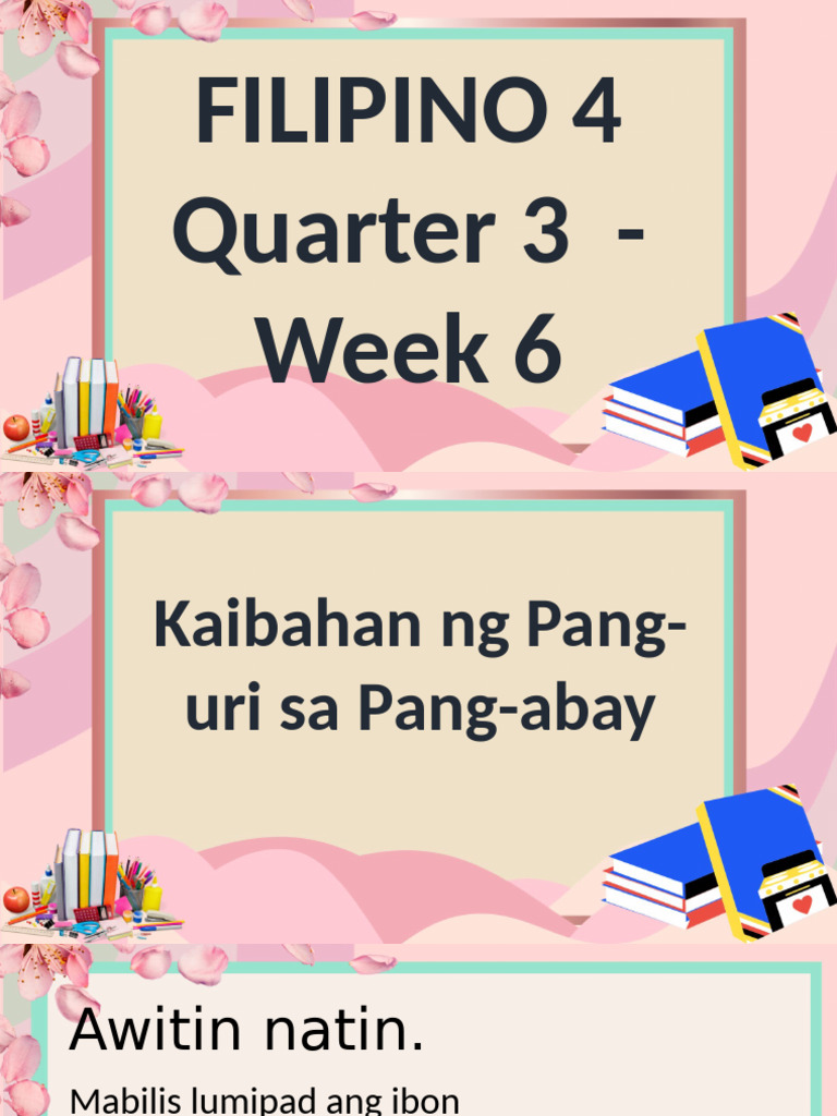 Cot-Filipino 4-q3 w7 | PDF