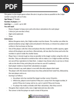 10,000 Dice Game Rules Explained | PDF