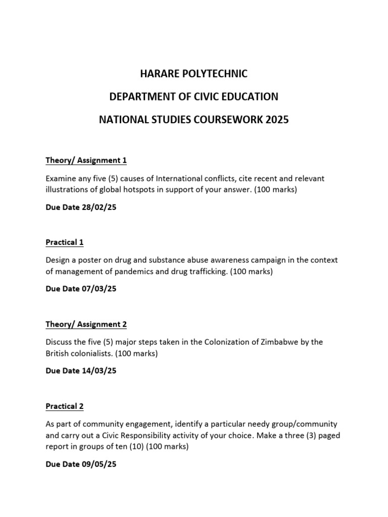2025 Nass Coursework | PDF