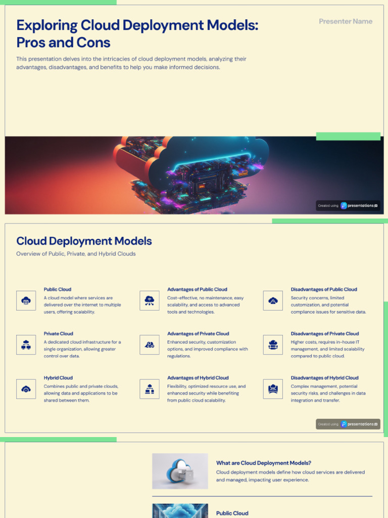 Cloud Deployment Models Advantages Disadvantages Benefits | PDF Cloud Deployment Models Advantages Disadvantages Benefits | PDF