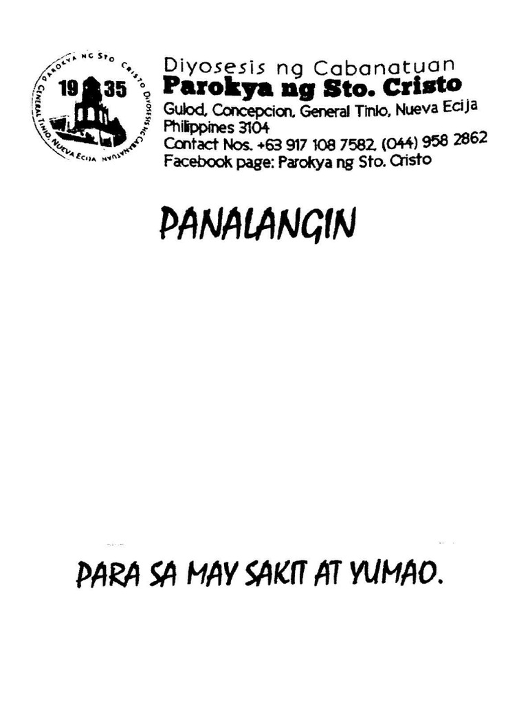 Panalangin Para Sa Yumao | PDF