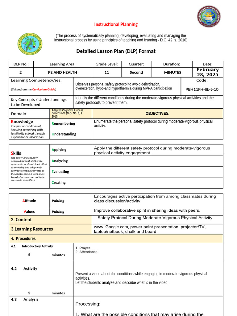 dlp 2 quarter 4 | PDF | Learning | Knowledge