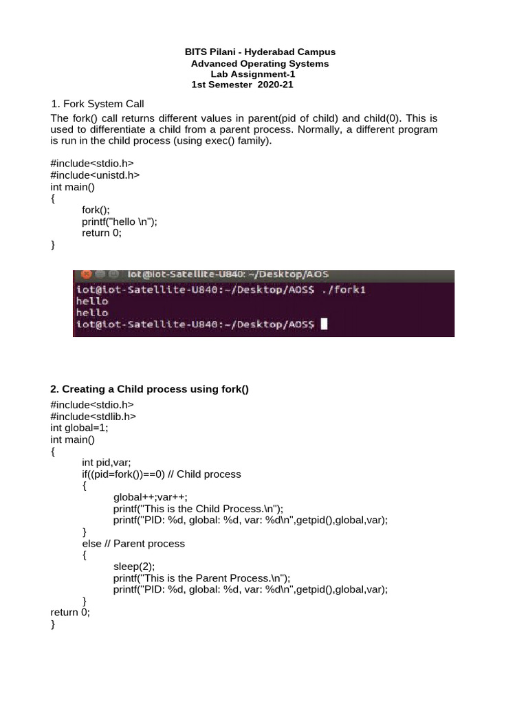 AOS_LABSHEET1 | PDF | Software Engineering | Computing
