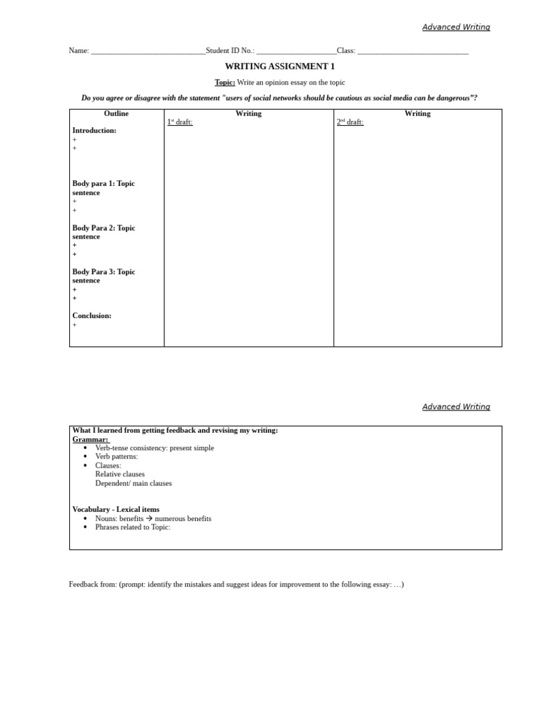 AdW - Writing Assignment1 | PDF