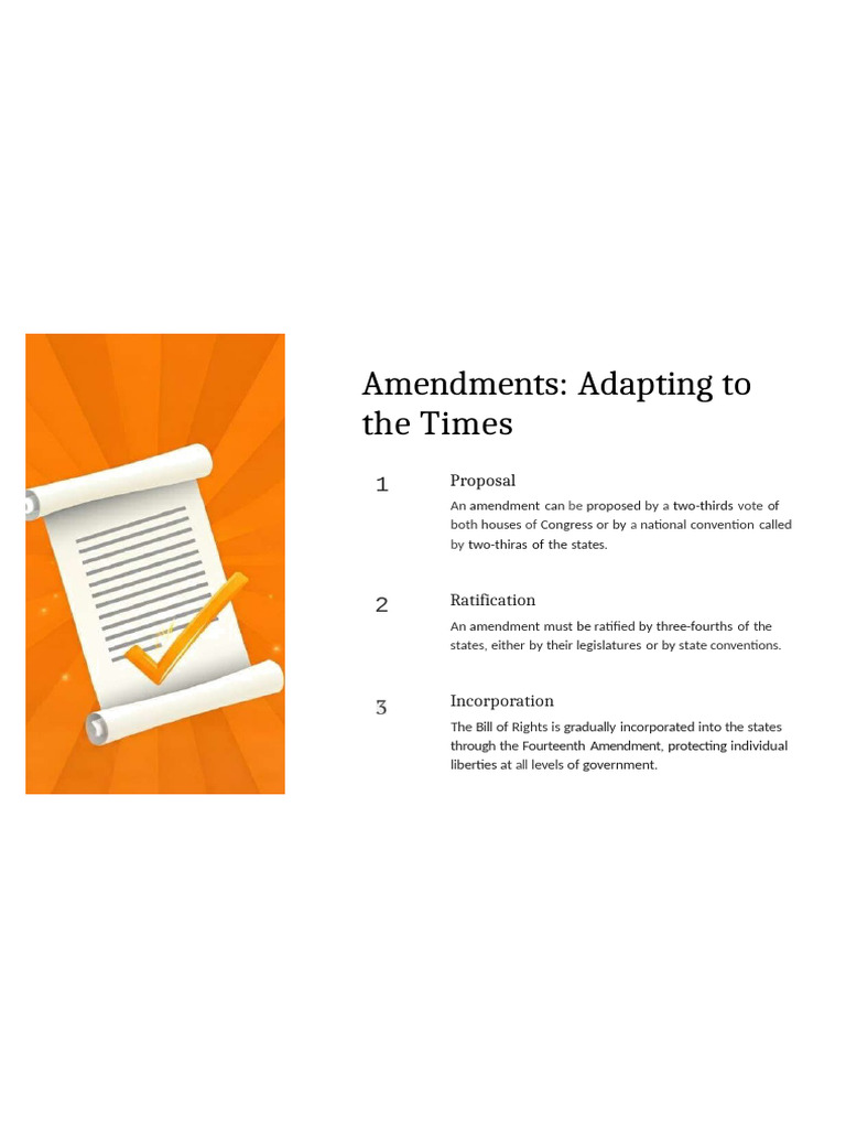 Understanding Constitutional Amendments | PDF | United States Bill Of ...
