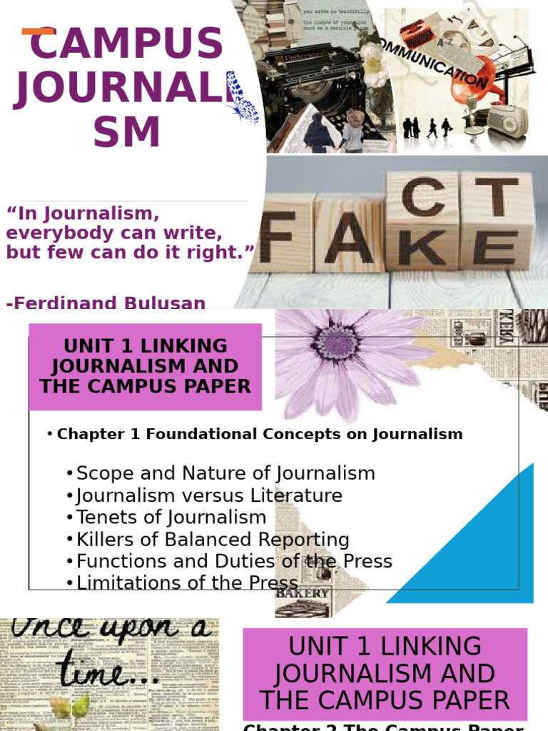 Campus Journalism Essentials 2025 | PDF | Journalism | Newspapers