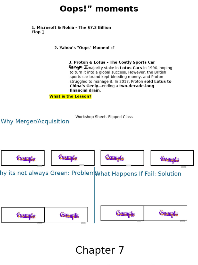 Ch07 SM 2025 Updated | PDF | Mergers And Acquisitions | Takeover