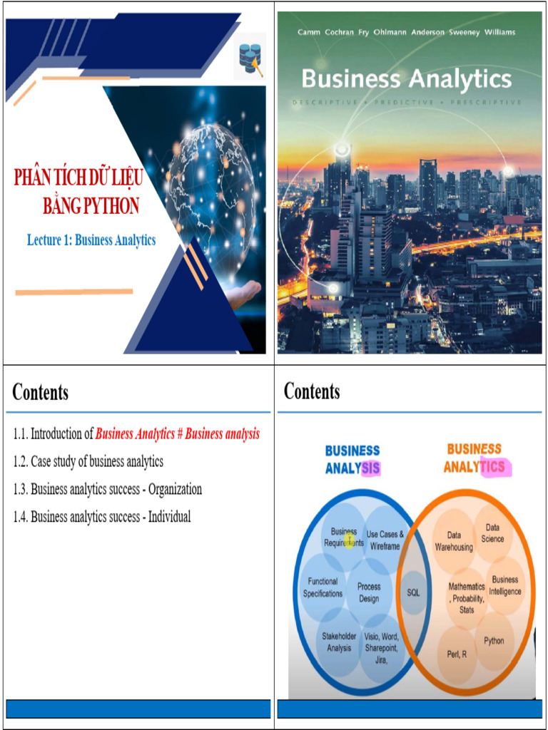 Overview of Business Analytics Types | PDF | Predictive Analytics ...