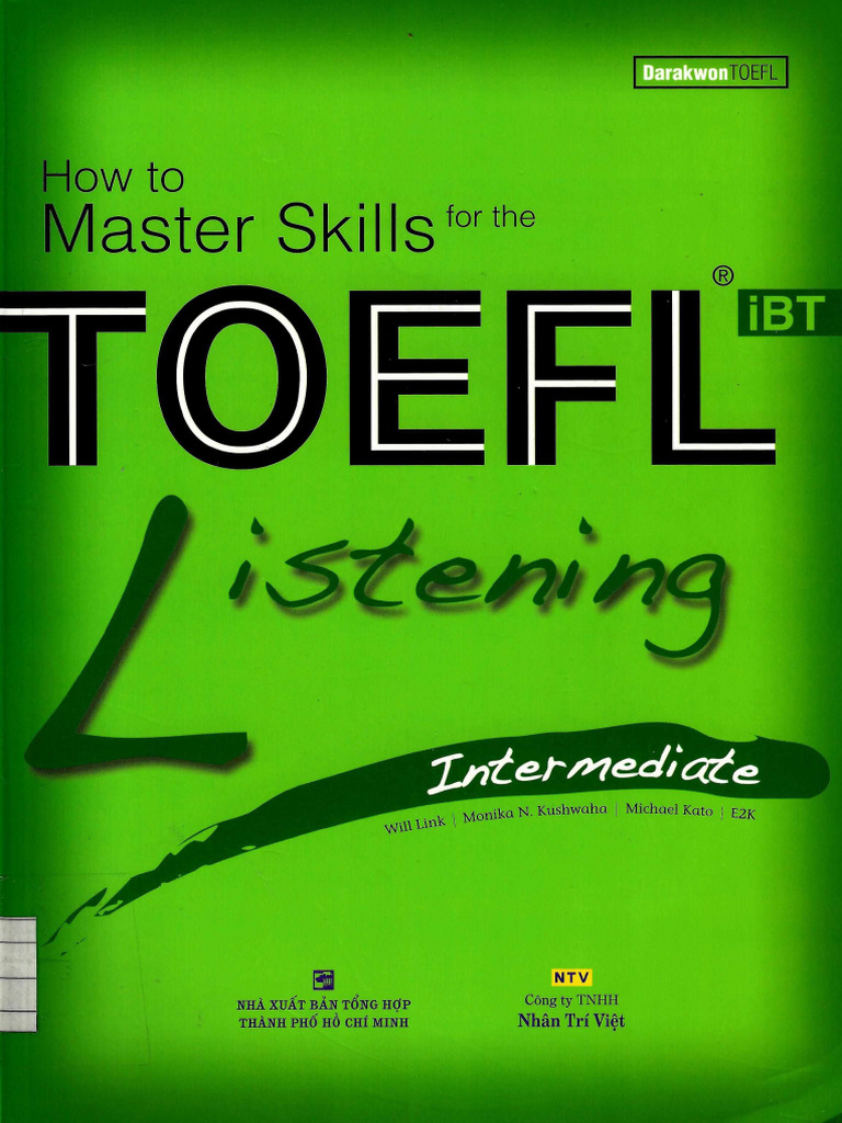 How To Master Skills For The TOEFL IBT Listening Intermediate | PDF ...