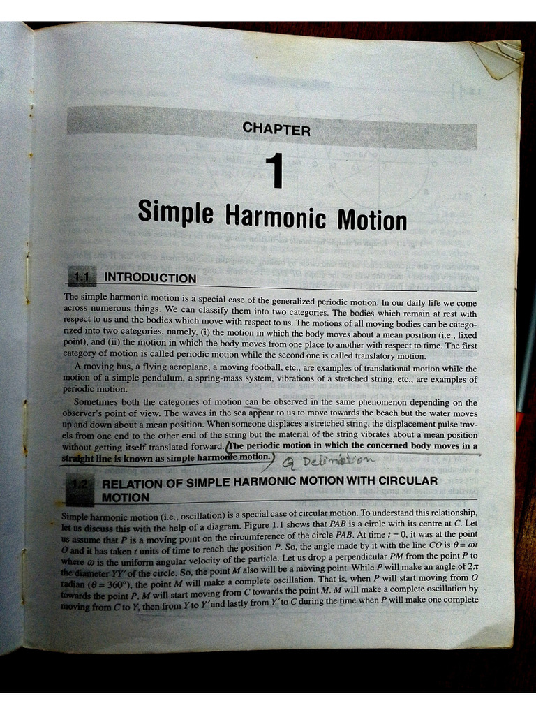 Simple Harmonic Motion | PDF