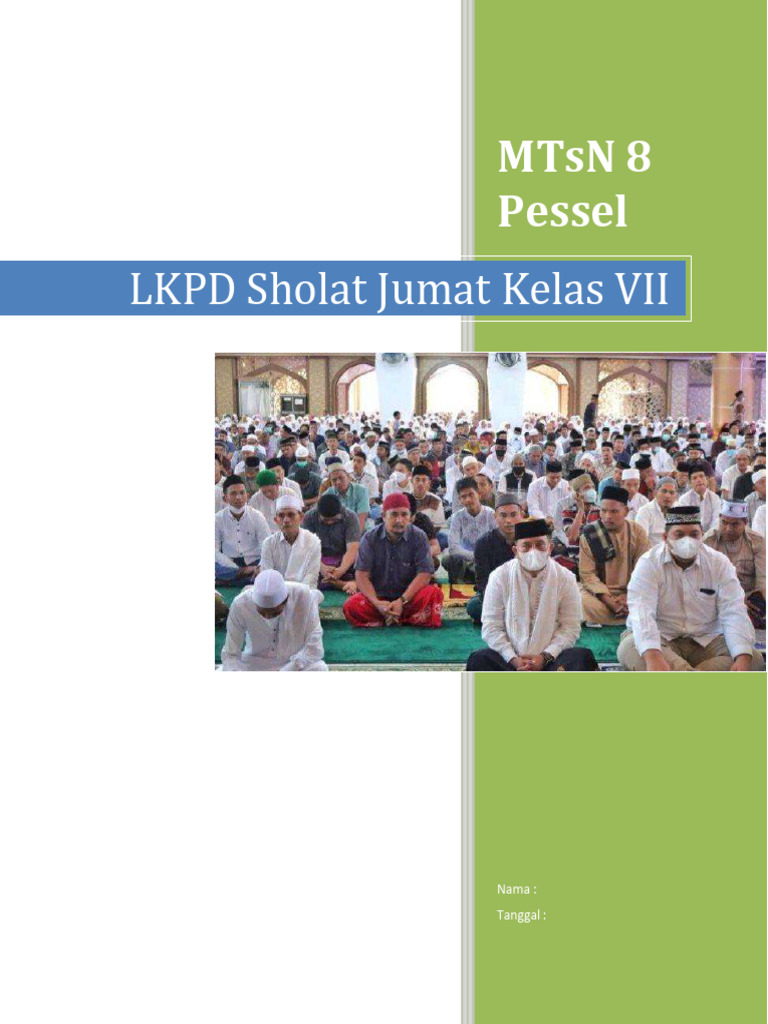 LKPD Materi Sholat Jumat Kelas Vii | PDF