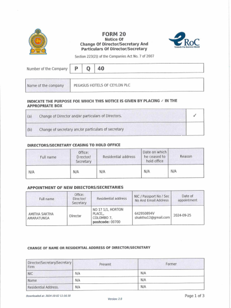 Form 20 | PDF