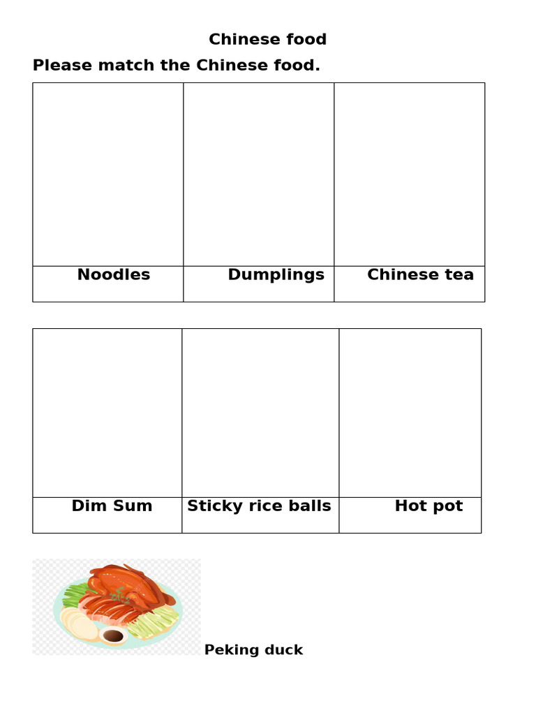 Chinese Food | PDF