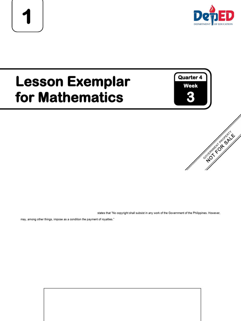 LE Math-1 Q4 Week-3 v.3 For-Sign-Off | PDF | Currency | Foreign ...