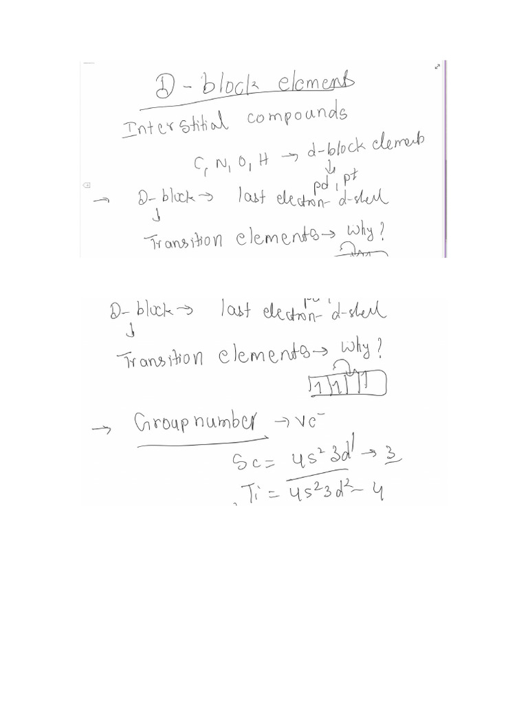 D and f block elements _ Hafsah | PDF