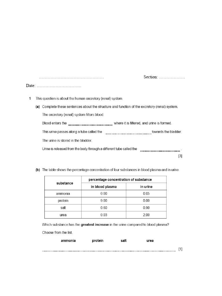 G-8 Checkpoint Past Papers Worksheet-1 | PDF