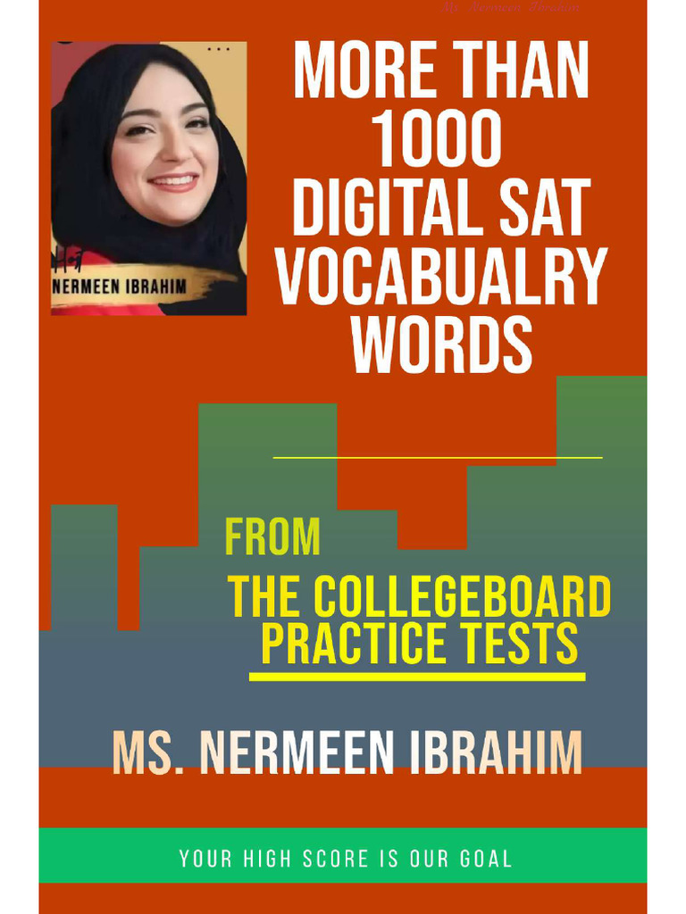 SAT Vocabulary Prep Guide 2025 | PDF