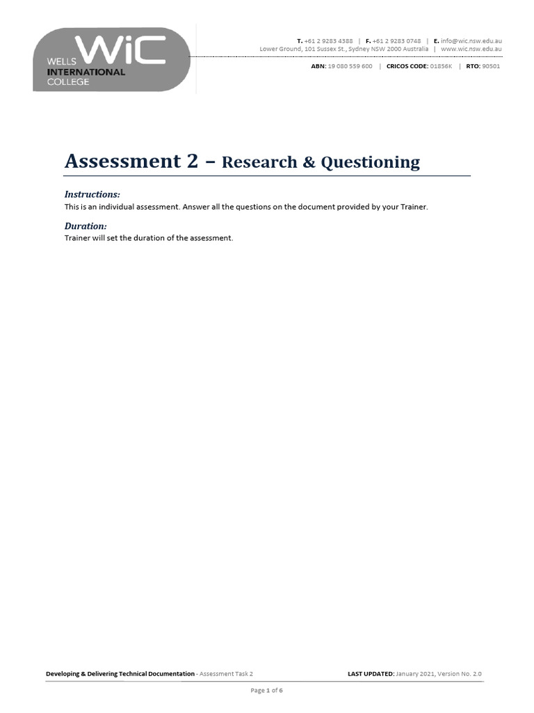 Assessment Task 2 | PDF | Feasibility Study | Computing