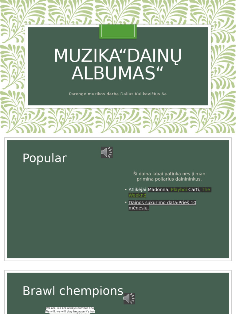 Muzika | PDF