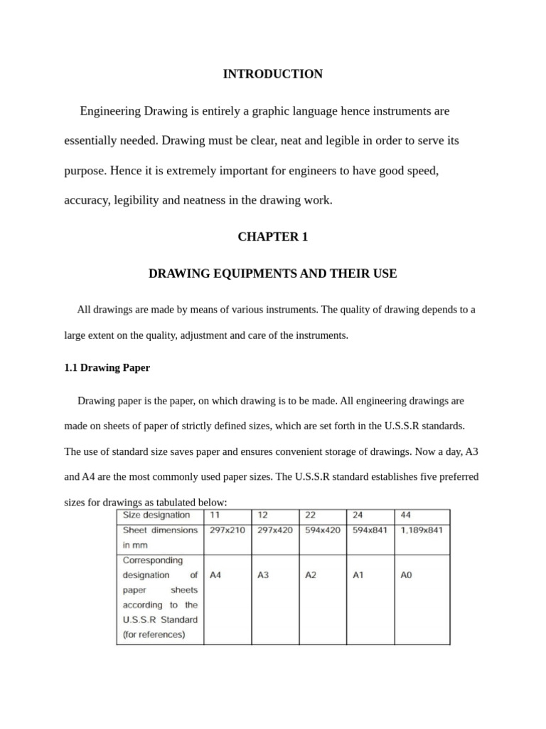 Research 1 - Eng - Drawing | PDF | Pencil | Paper