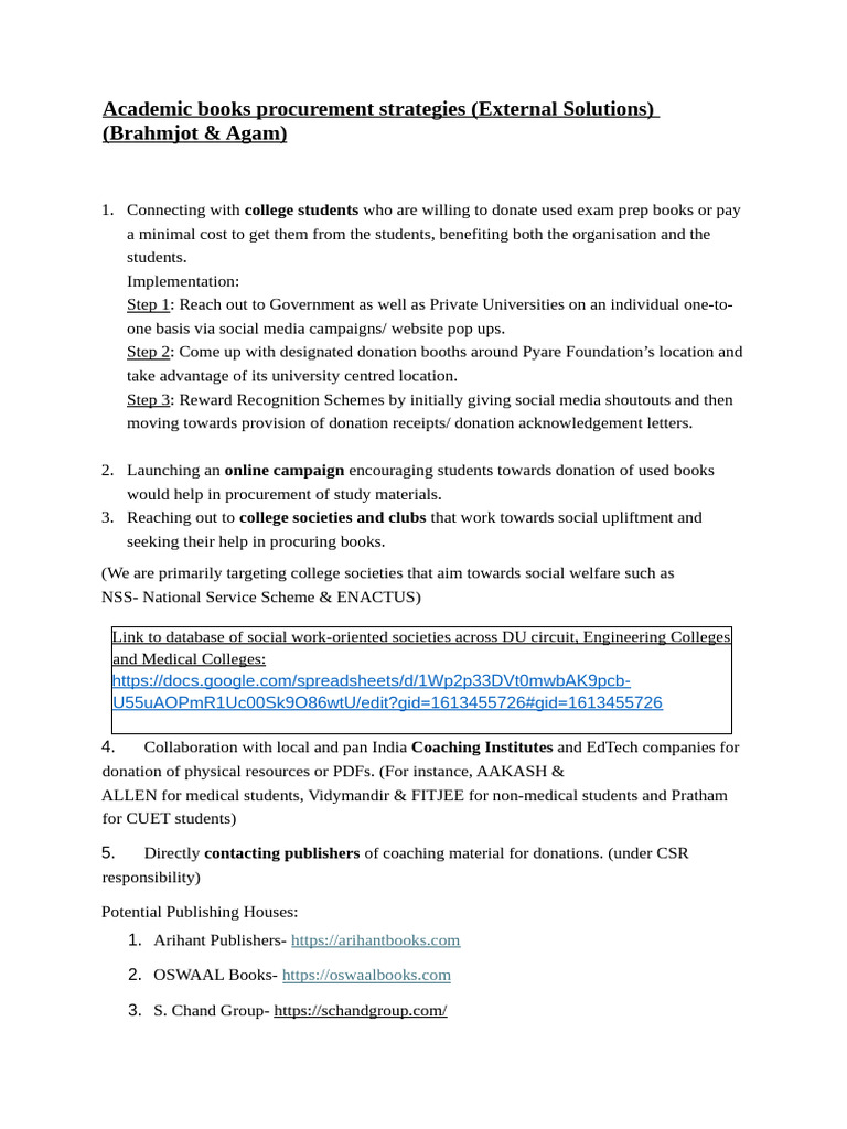 Pyare Foundation - Curriculum Strategy | PDF | Educational Assessment