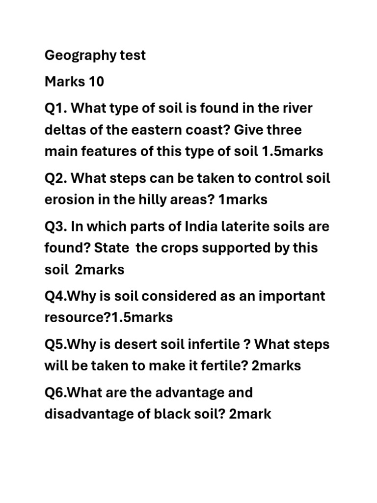 Geography Quiz for Students | PDF