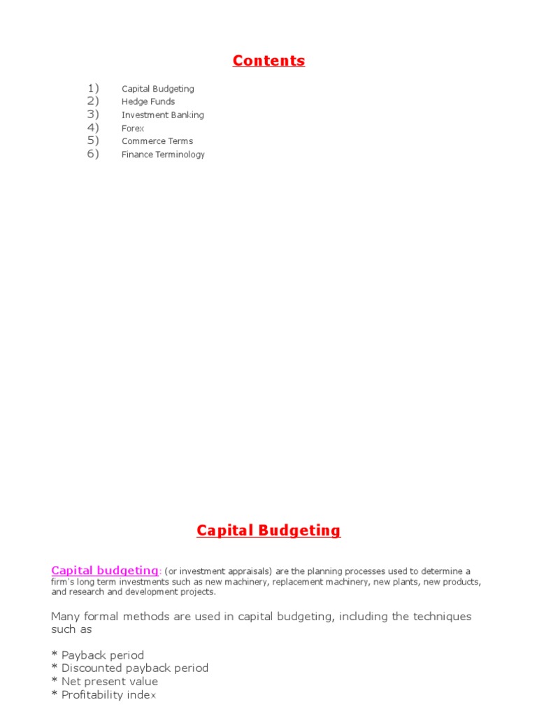Capital Iq Material | PDF | Net Present Value | Internal Rate Of Return