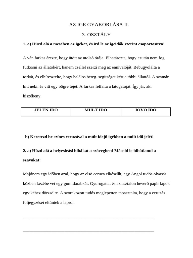 AZ IGE GYAKORLÁSA II | PDF