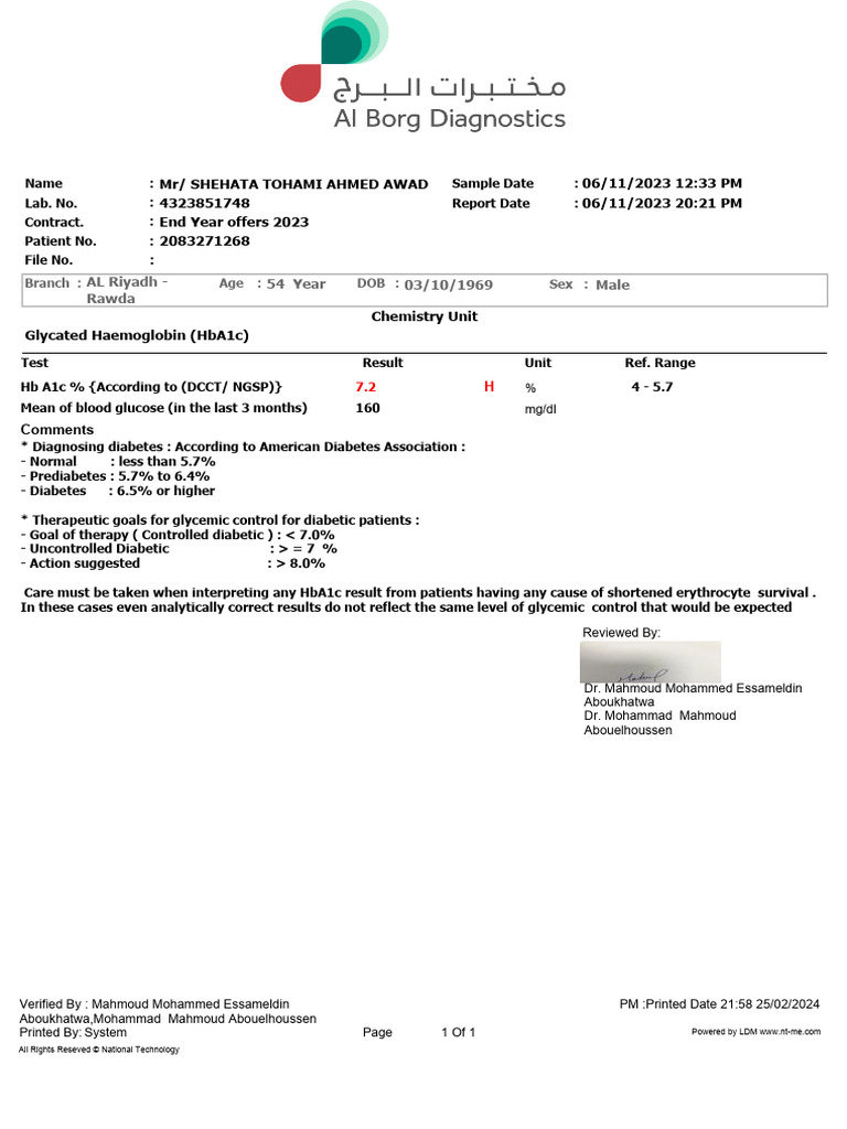 Al Borj Services Result | PDF