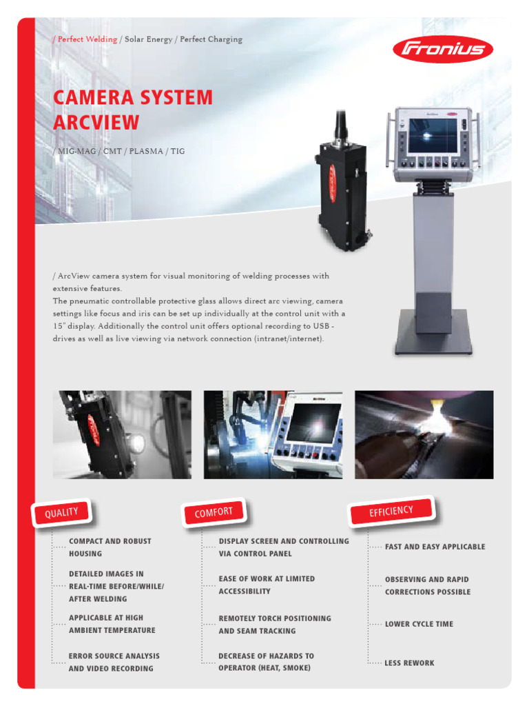 PW BRO WA Arcview Camera System EN | PDF | Camera | Welding