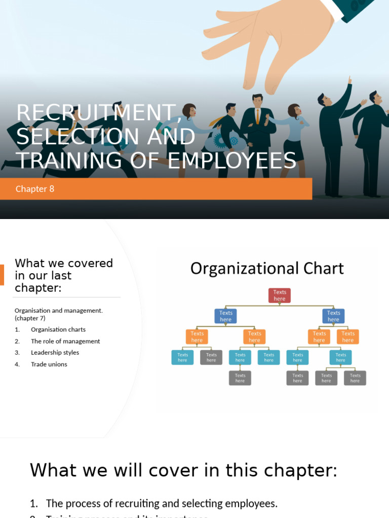 RECRUITMENT, SELECTION AND TRAINING OF EMPLOYEES Cambridge Business ...