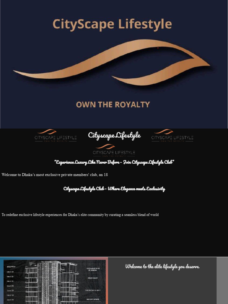 Overview of Cityscape Lifestyle | PDF | Restaurants