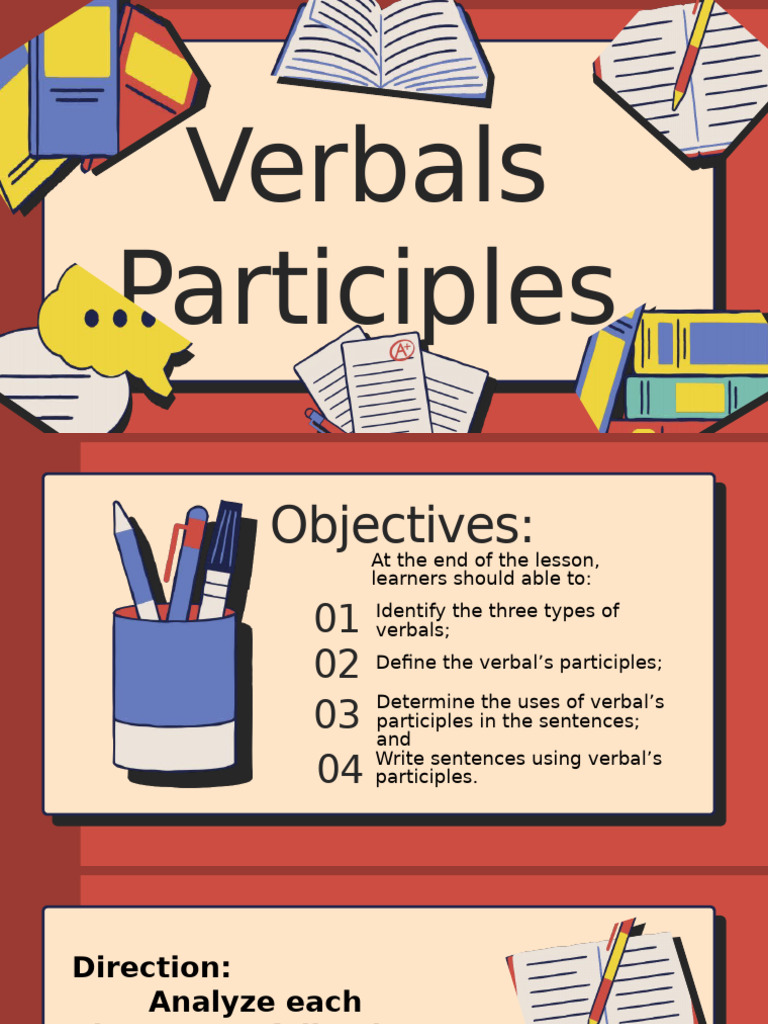 Verbals Participles | PDF | Semantic Units | Morphology
