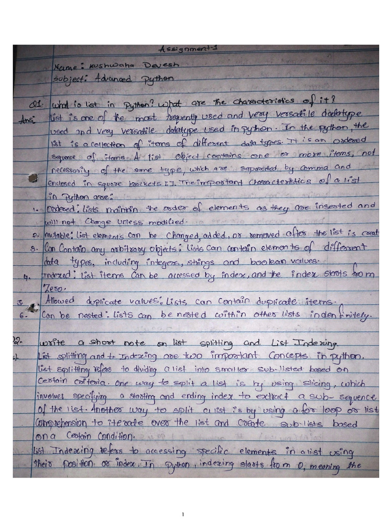 Advance Python - 1 | PDF