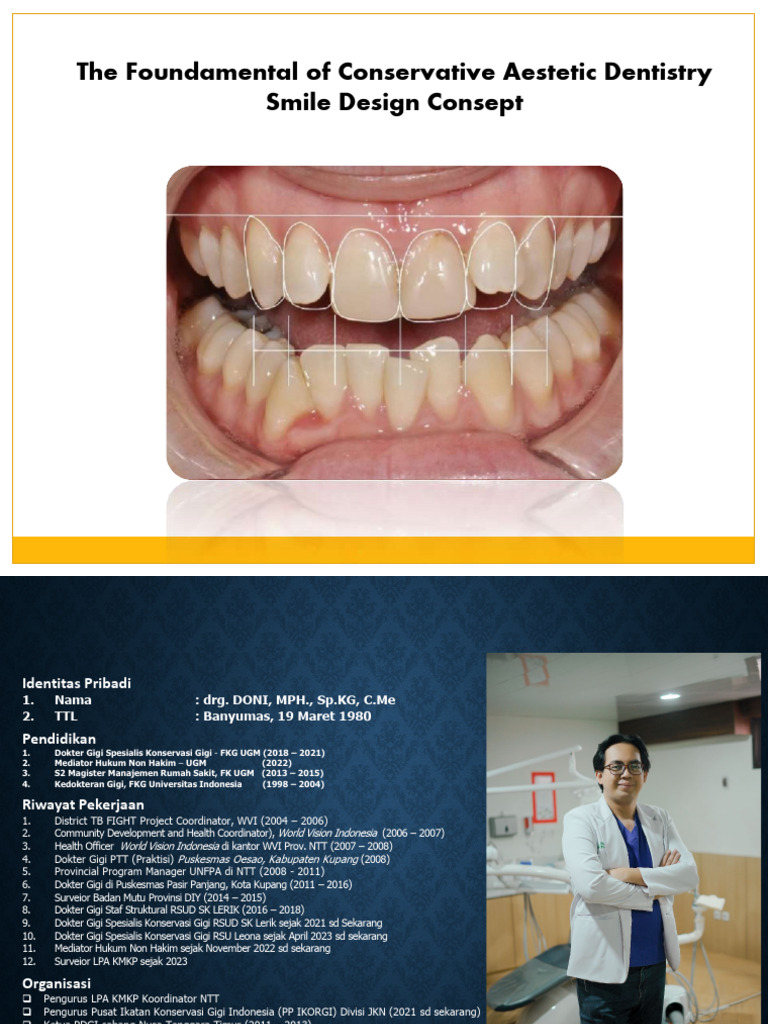 The Conservative Aesthetic Dentistry and Smile Design Consept DONI ...