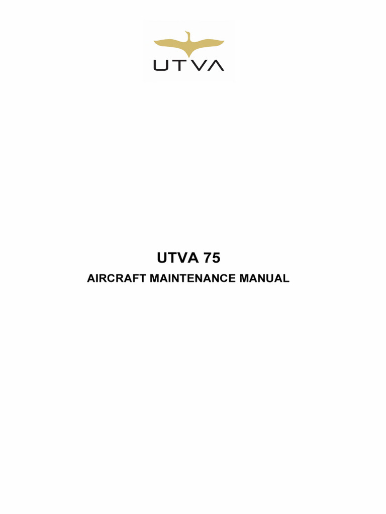 Utva 75a21 Aircraft Maintenance Manual | PDF | Landing Gear | Flight ...