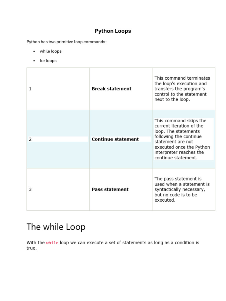 iterative statements | PDF | Control Flow | Programming Paradigms