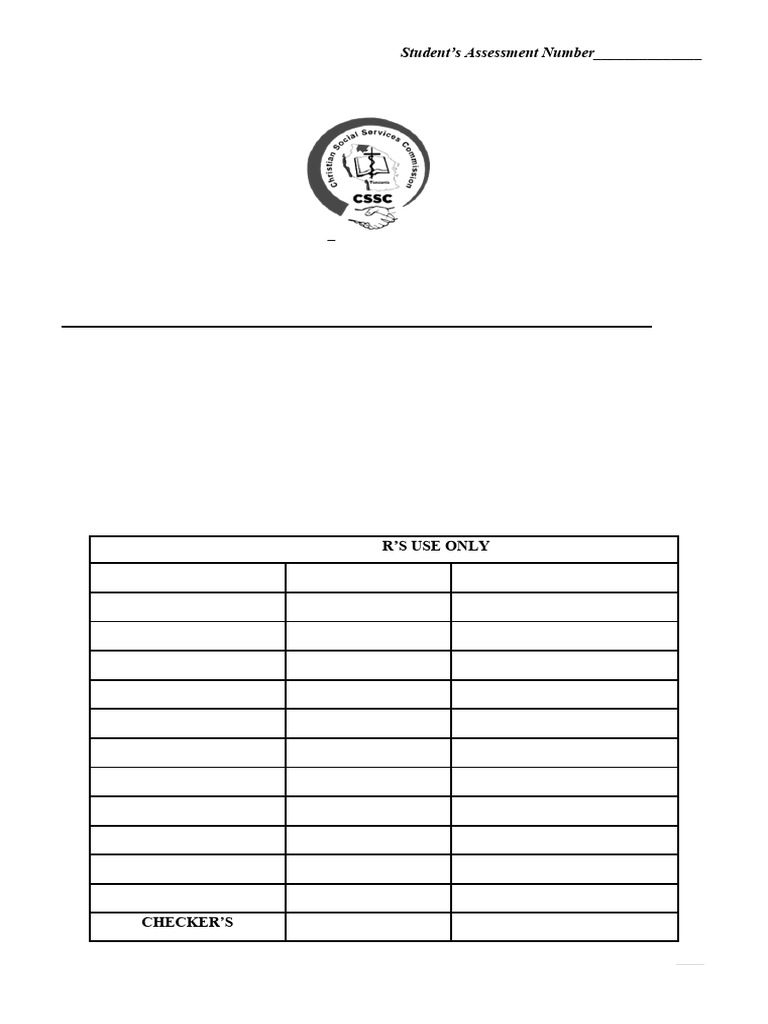 Form Two Pre-National Assessment 2024 | PDF | Printer (Computing ...
