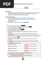 Virtual Lab Activity On Gas Properties Answer Key | PDF | Gases ...