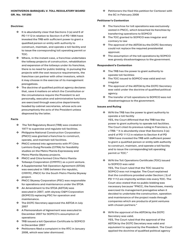 22 HONTIVEROS BARAQUEL V TRB BALMORES | PDF | Justice | Crime & Violence
