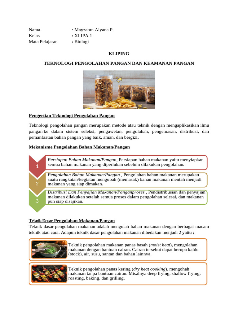 Kliping Biologi-Mayzahra | PDF
