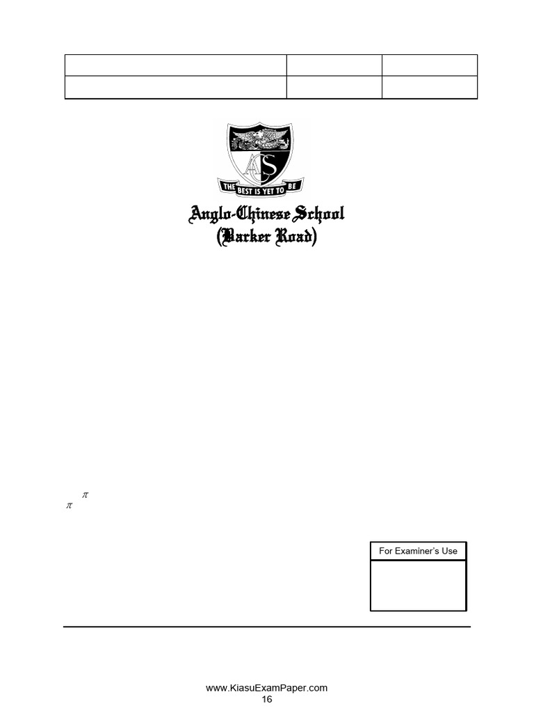 ACS Barker 2023 Sec 4NT EMath Prelim Paper 2 | PDF | Interest | Banks