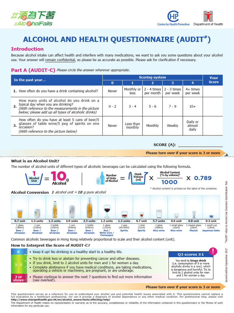 DH Audit 2017 Audit Questionnaire en | PDF | Alcoholic Beverages | Alcohol