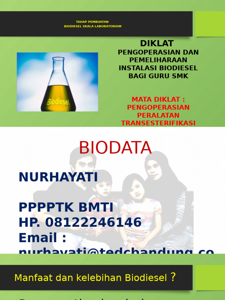 TahapPembuatan Biodiesel | PDF