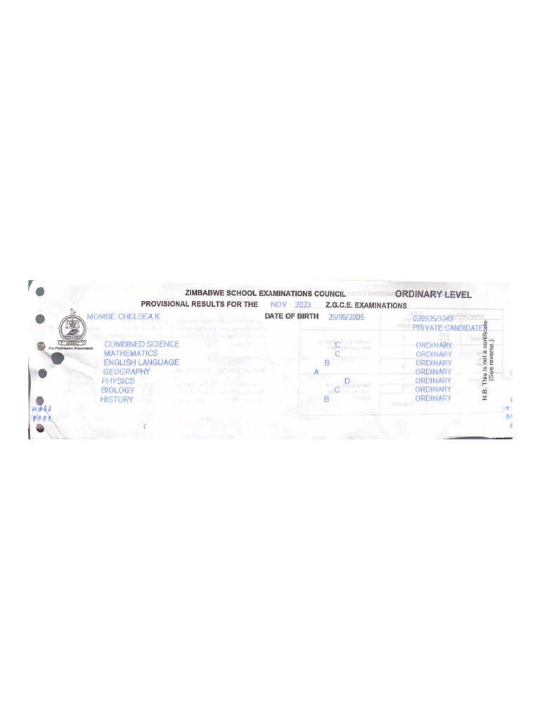 Ordinary Level | PDF