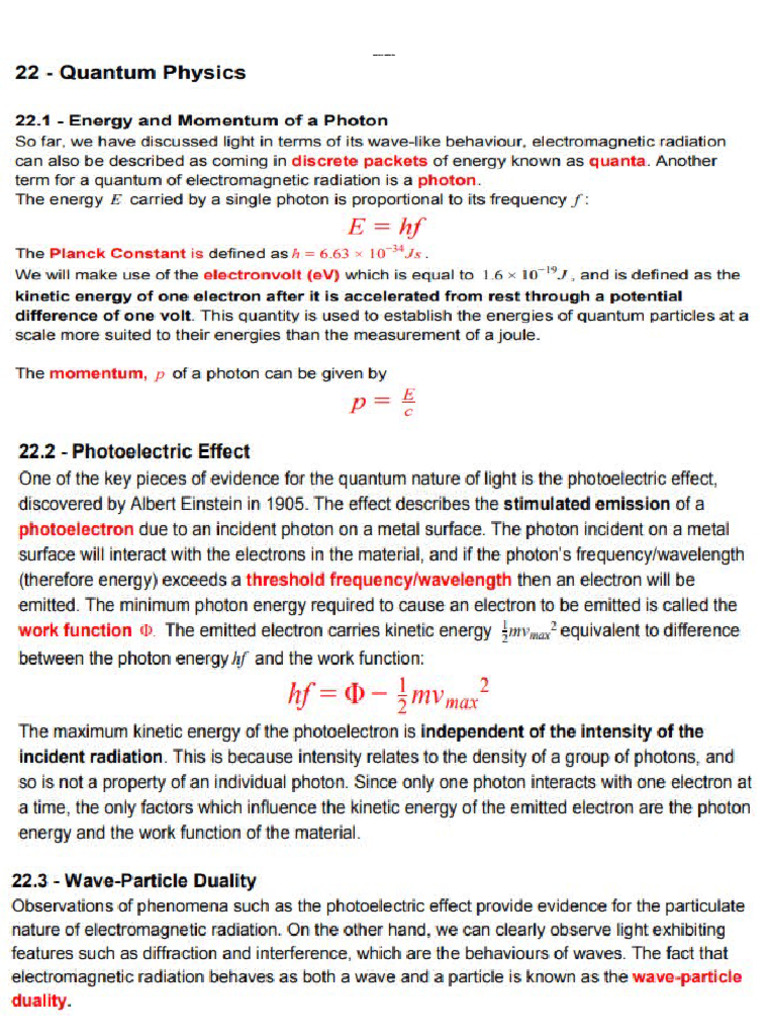 Quantum Mechanics - PPTX New | PDF