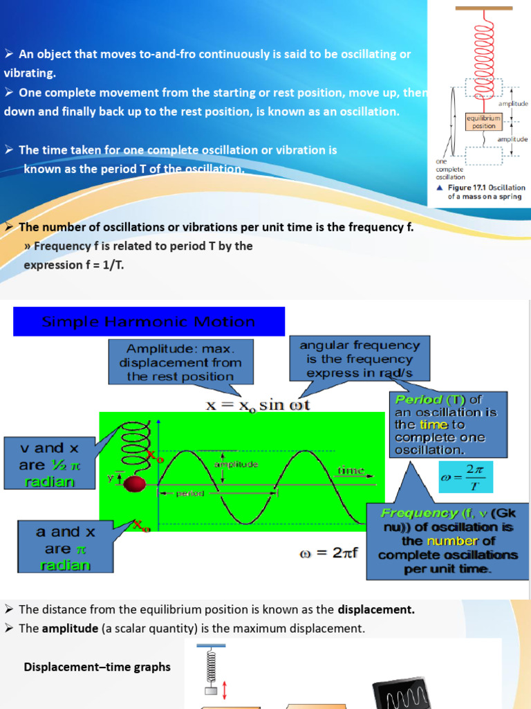 Simple Harmonic Oscillations | PDF | Oscillation | Quantity