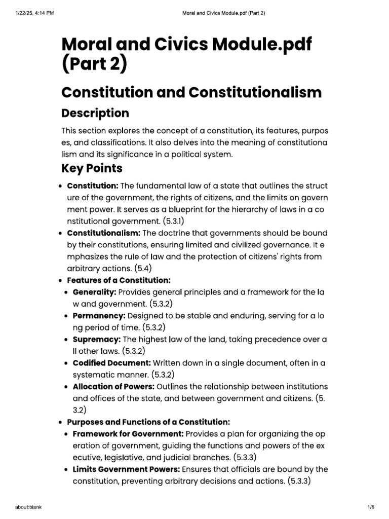 Civic Note Part 2 | PDF