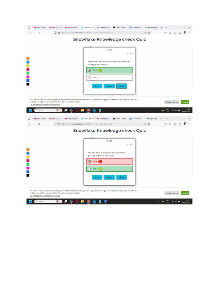 Snowflake Quiz | PDF